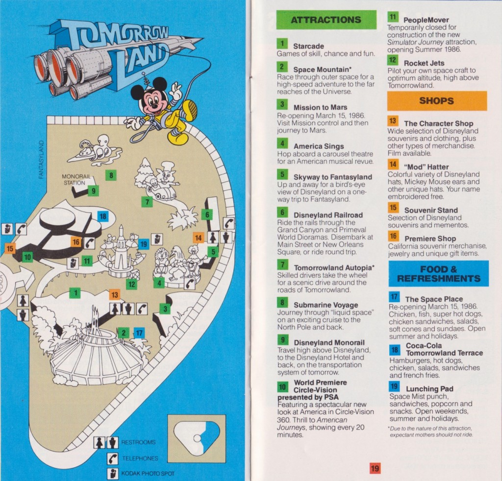 Disney Ephemera: 1986 Disneyland Souvenir Guide | TouringPlans.com Blog
