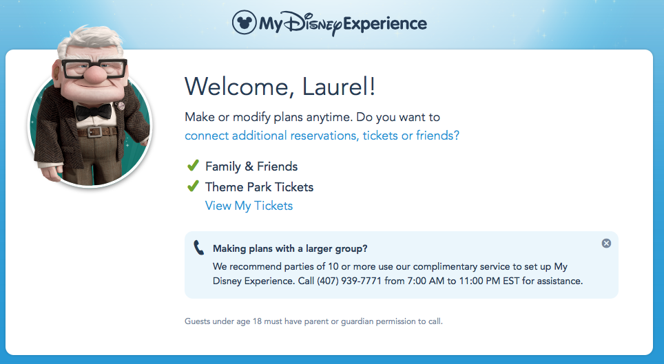 Disney Testing Large Group Assistance in MyDisneyExperience ...