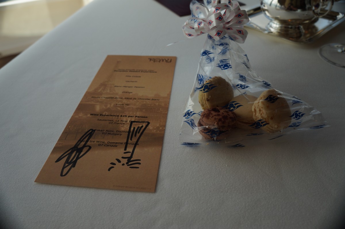 Disney Cruise Line: Pompidou Dessert Experience at Remy | TouringPlans ...