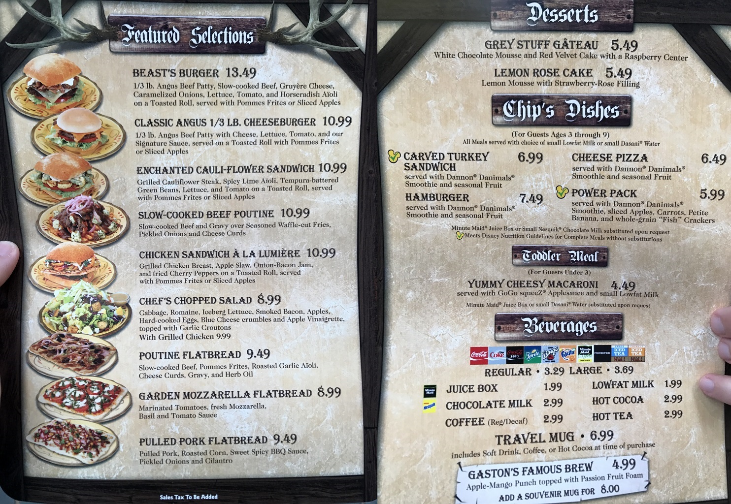 Review of Beauty and the Beast-themed Red Rose Taverne Restaurant at ...