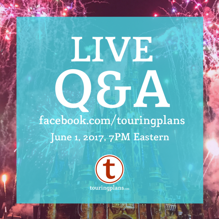 Join Us on Facebook Live Tonight | TouringPlans.com Blog