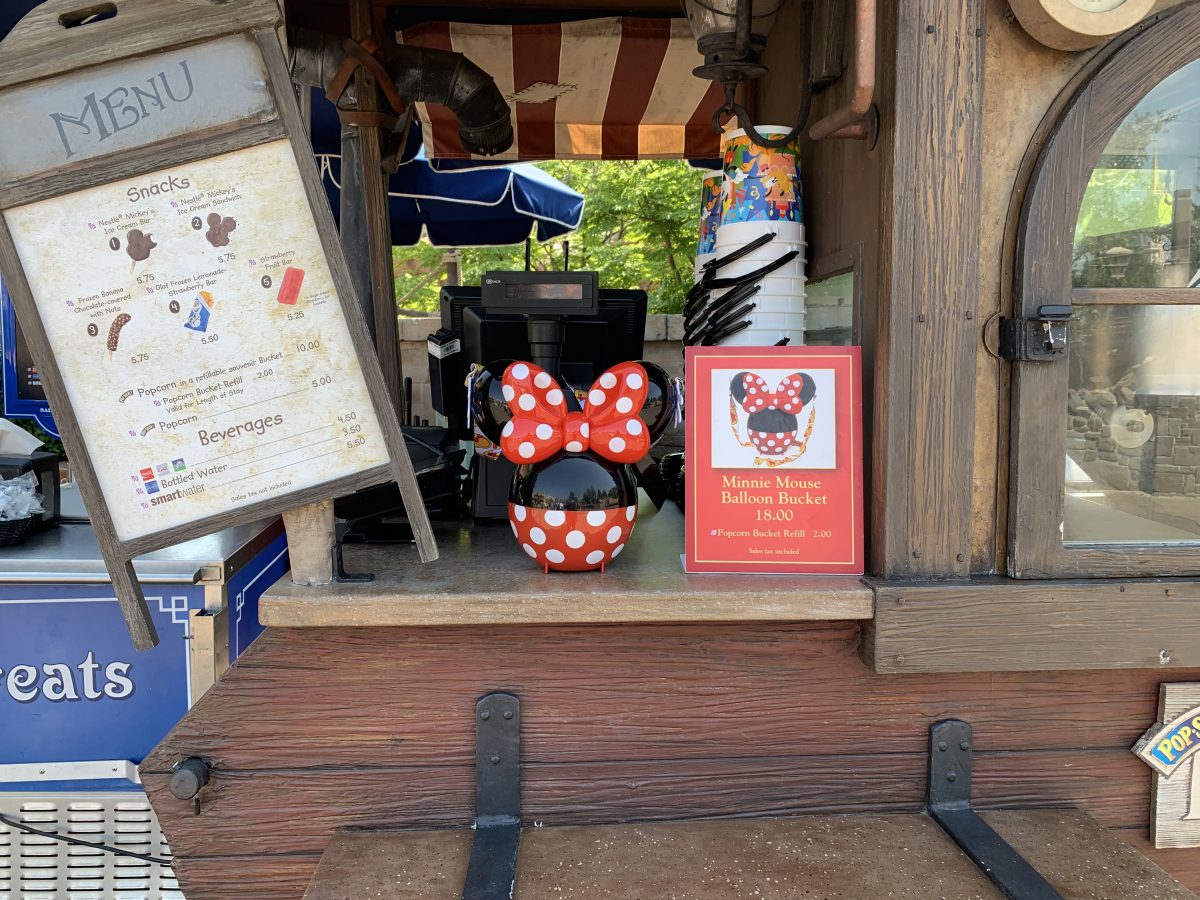 New Minnie Mouse Popcorn Bucket at the Magic Kingdom | TouringPlans.com ...