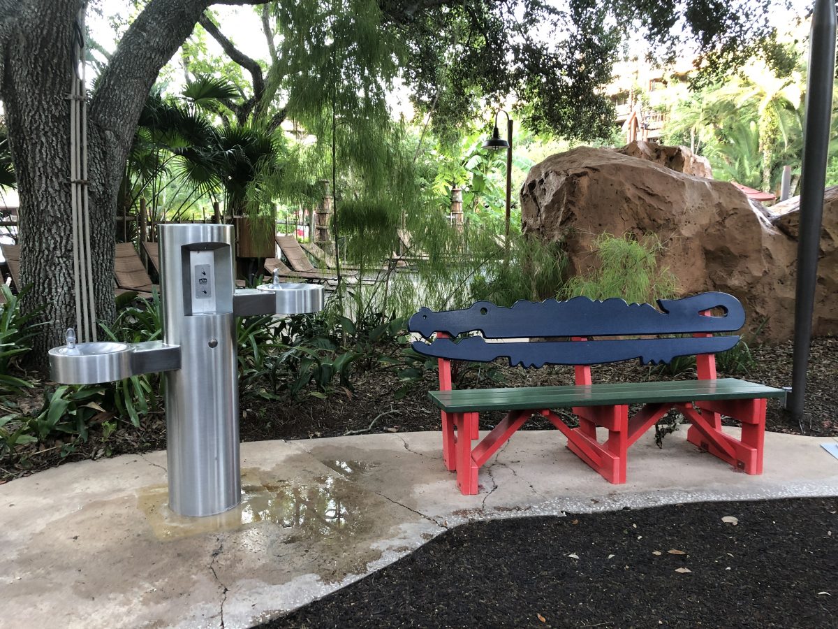 Water Bottle Refilling Station at Animal Kingdom Lodge Playground ...