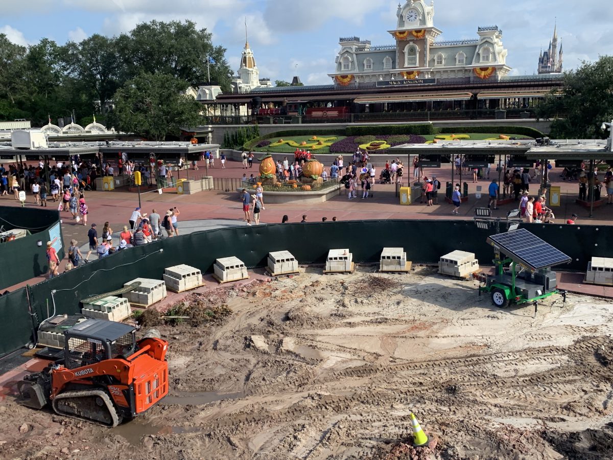 Magic Kingdom Paving Stone Demolition is Well Underway | TouringPlans ...
