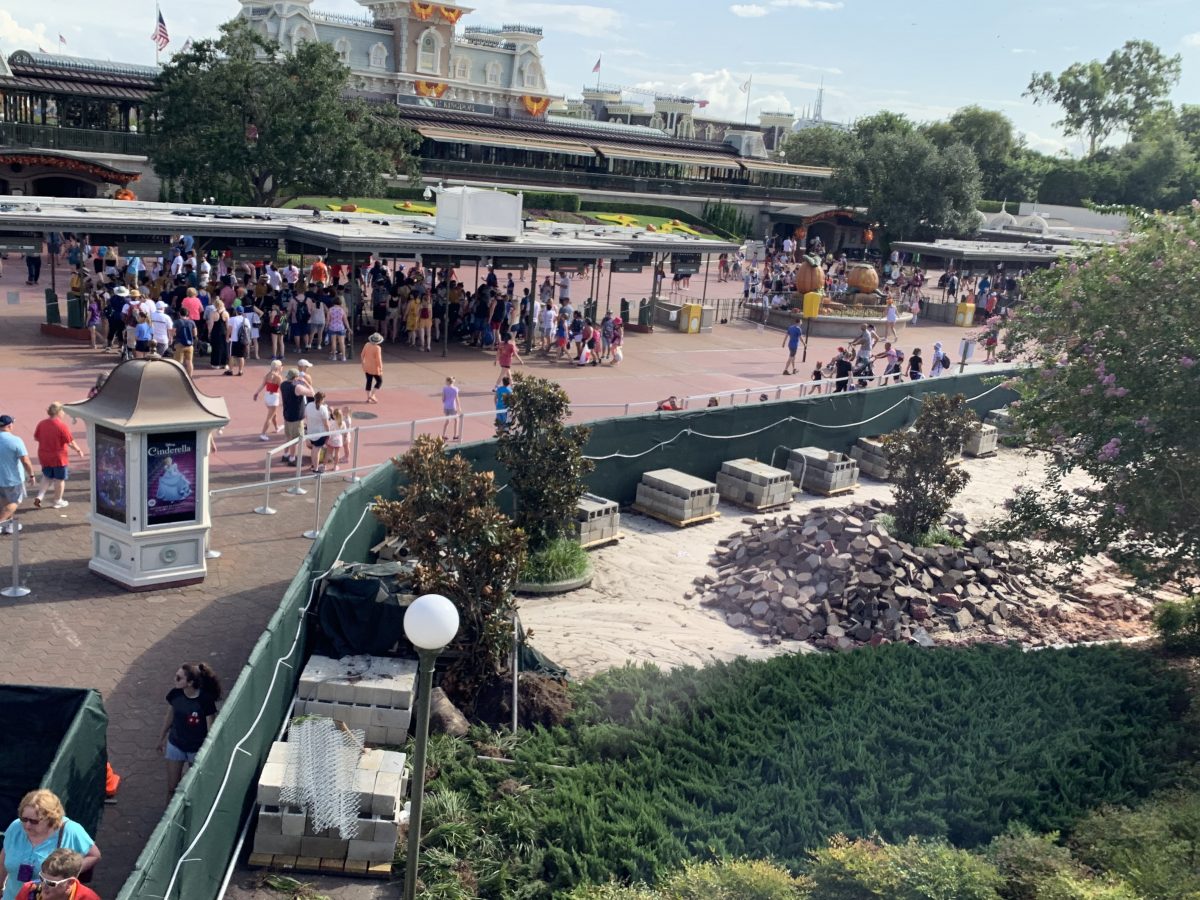 Magic Kingdom Paving Stone Demolition is Well Underway | TouringPlans ...