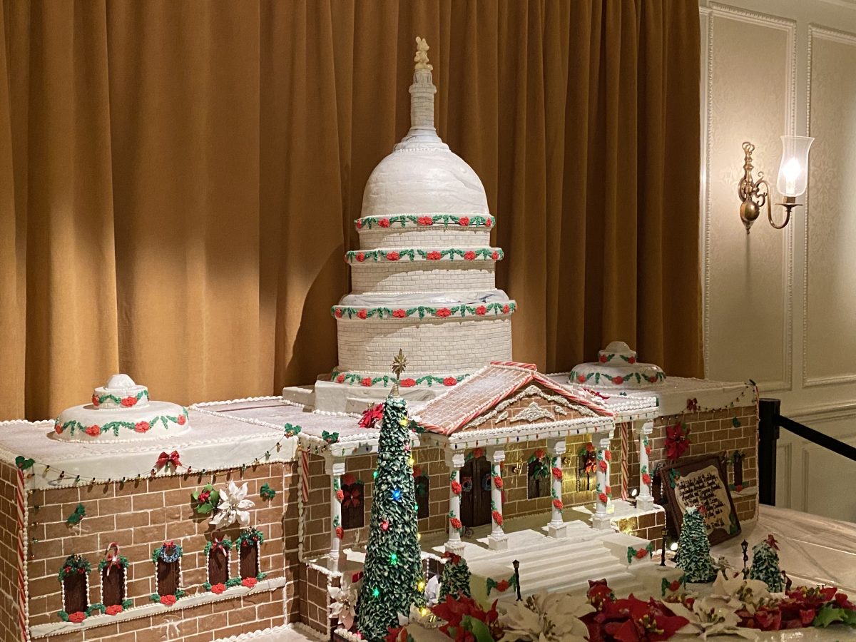 PHOTOS: Impressive Gingerbread Display at Epcot’s American Adventure ...