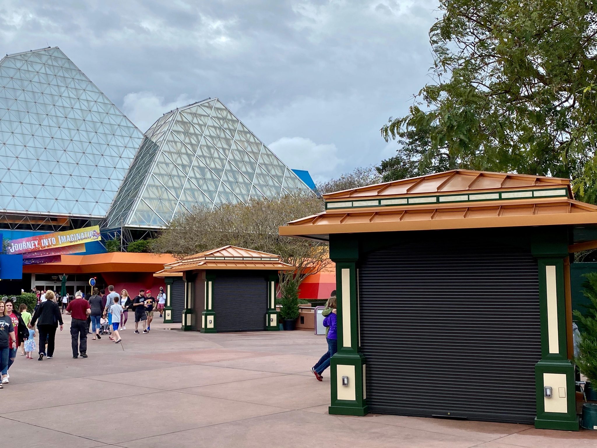 PHOTOS: BIG Changes at Epcot – Wide Open Front Entrance, Art of Disney ...