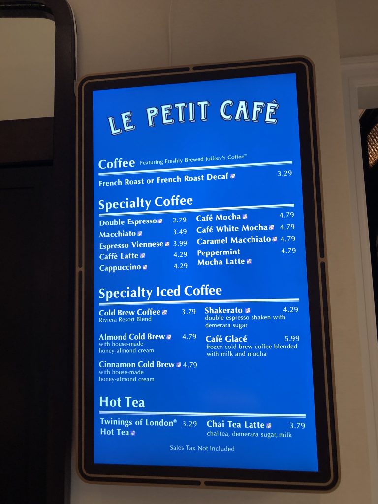 First Look: Le Petit Cafe at Disney’s Riviera Resort | TouringPlans.com ...