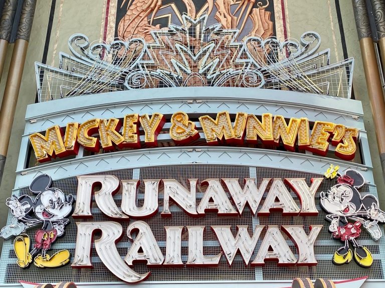 PHOTOS: Mickey and Minnie’s Runaway Railway Sign Installed ...