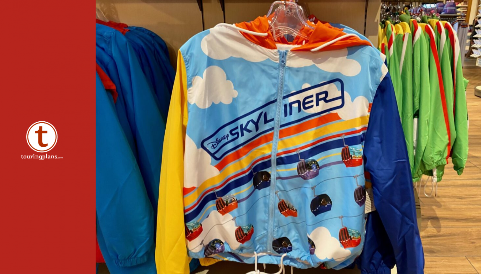 New Disney Skyliner Windbreaker Jacket Soars Into Walt Disney World ...