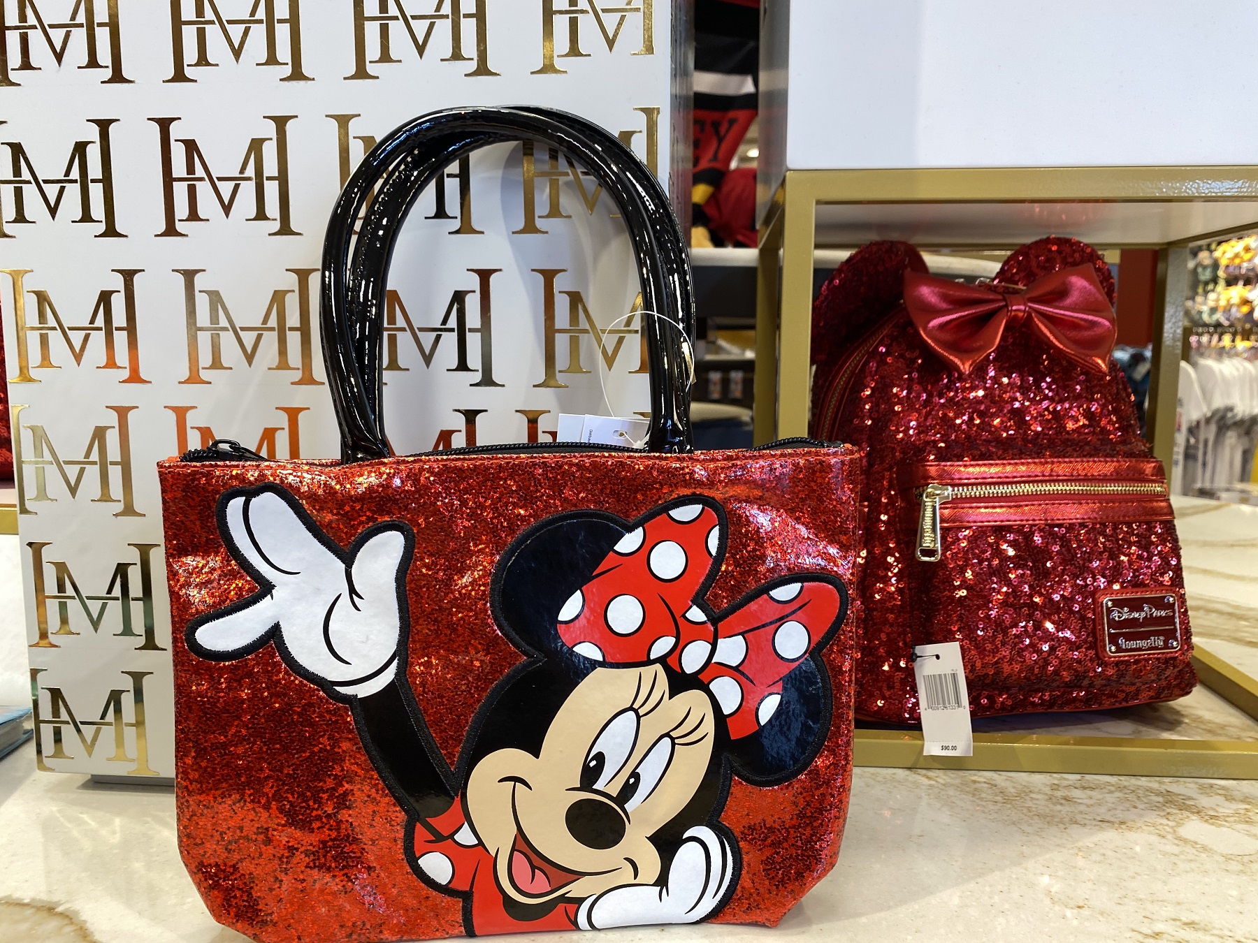 New Minnie Mouse Tote Bag Sparkles in Dazzling Red | TouringPlans.com Blog