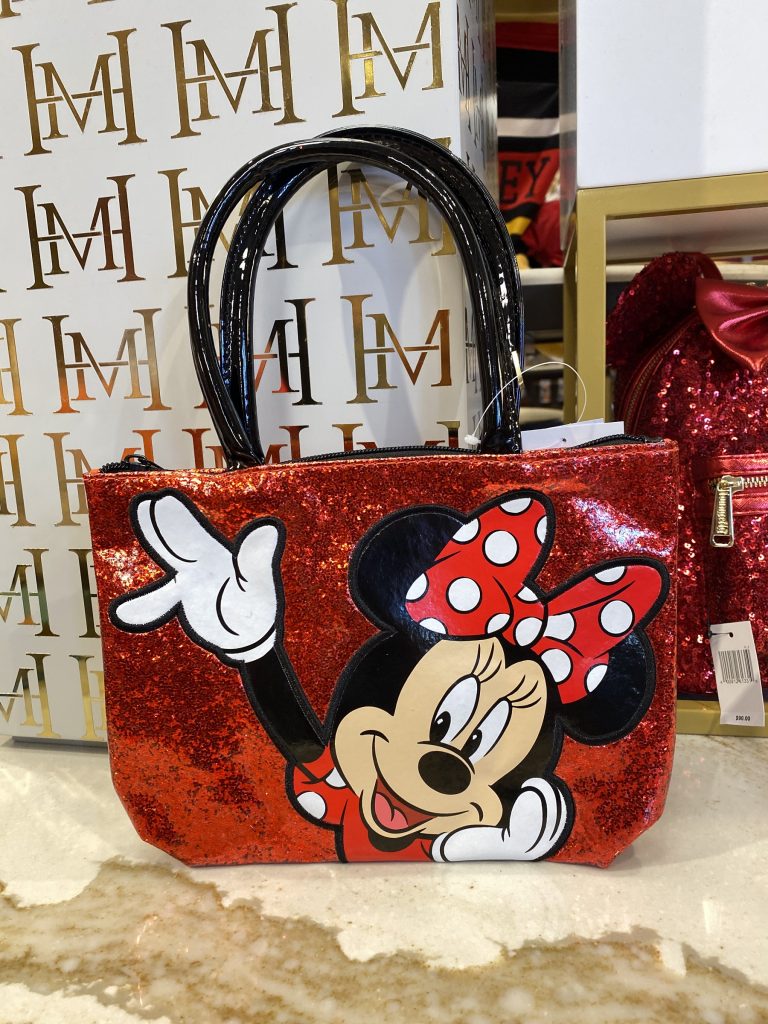 New Minnie Mouse Tote Bag Sparkles in Dazzling Red | TouringPlans.com Blog