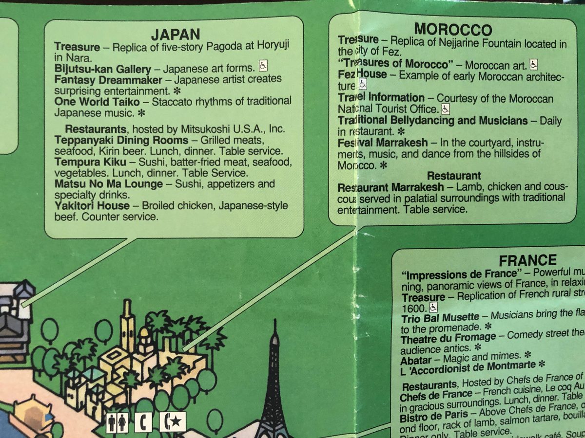A Look Back at the EPCOT ’94 Guidemap | TouringPlans.com Blog