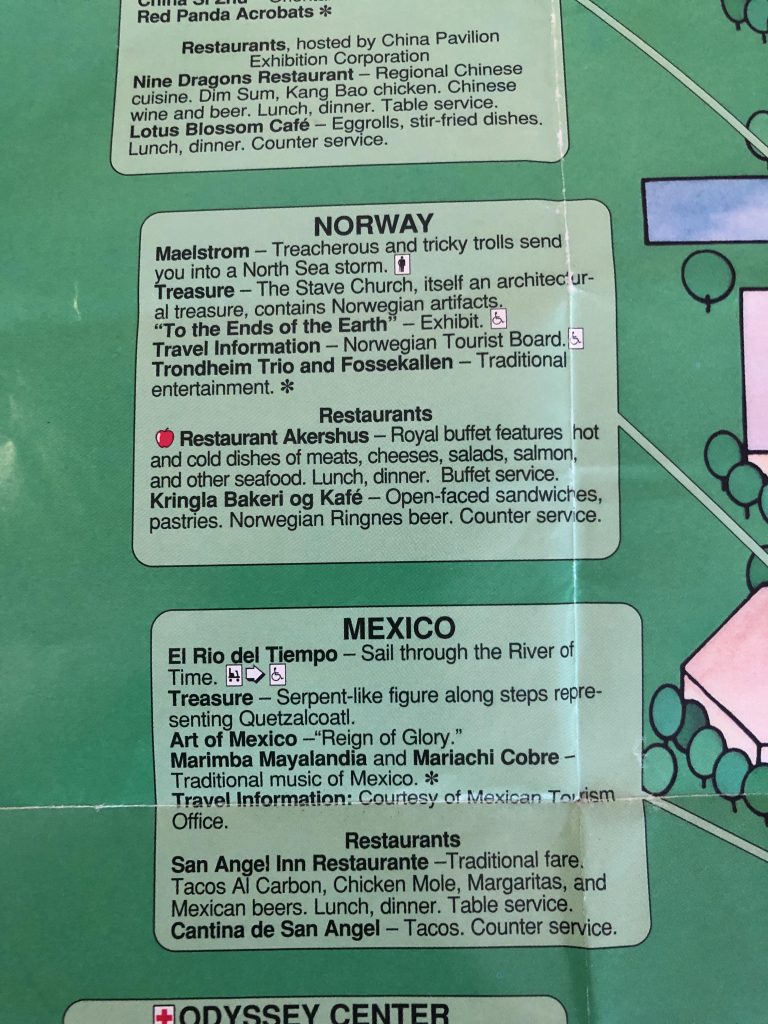 A Look Back at the EPCOT ’94 Guidemap | TouringPlans.com Blog