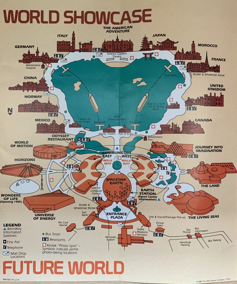 Fun Stuff: Late 1980s Park Maps! | TouringPlans.com Blog