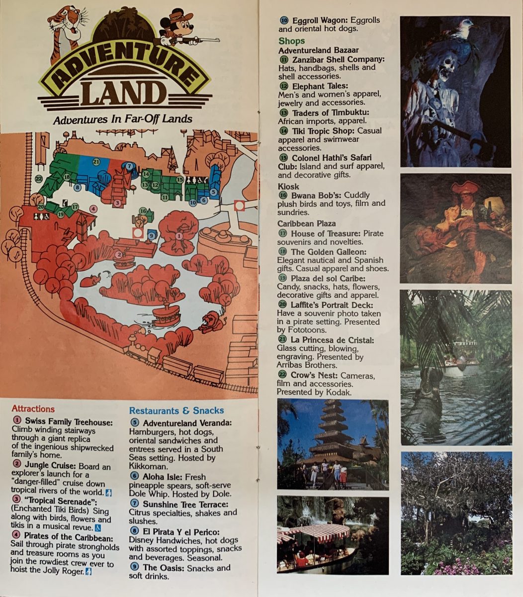 Fun Stuff: Late 1980s Park Maps! | TouringPlans.com Blog