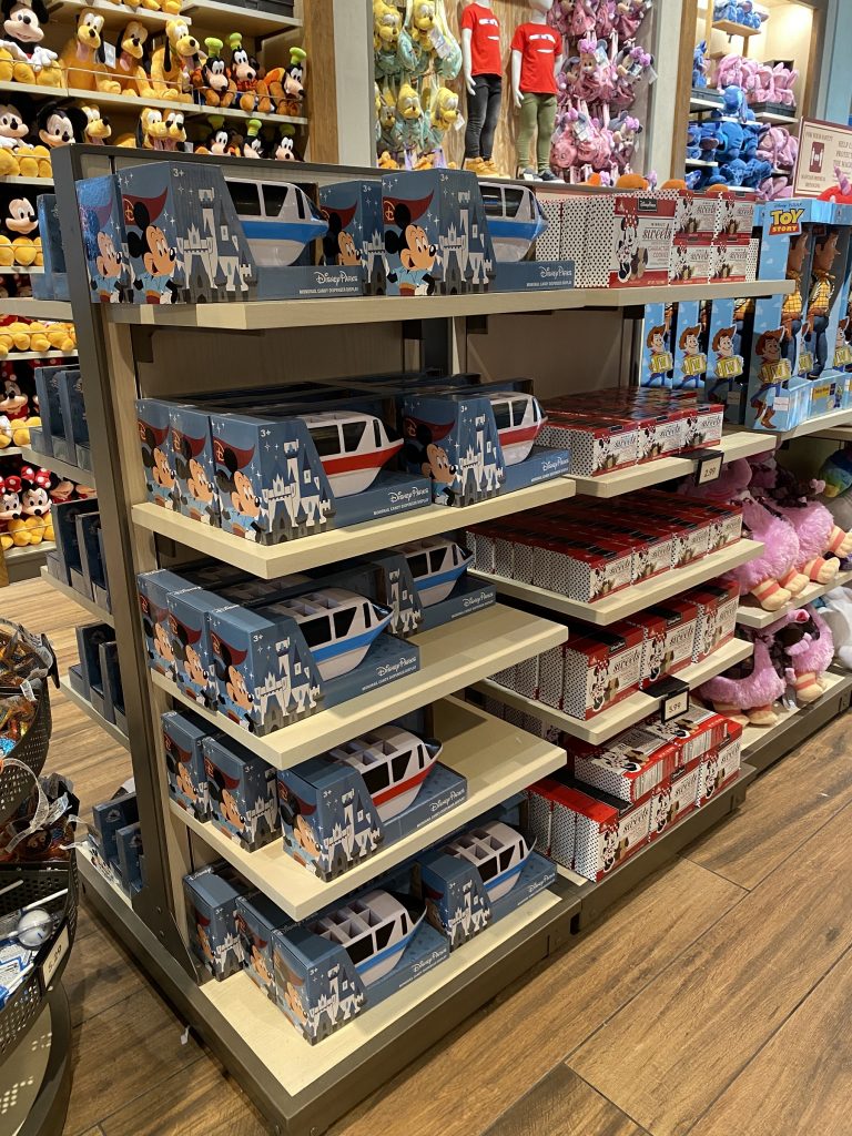 New Disney PEZ Dispensers and Monorail Display Arrive at Disney Springs ...
