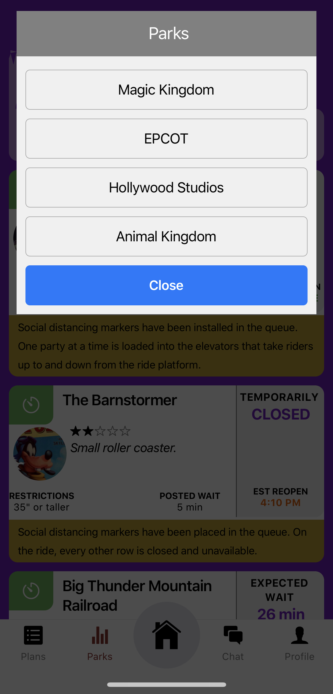 Getting to Know Lines 2.0: Attraction Information and Wait Times from ...