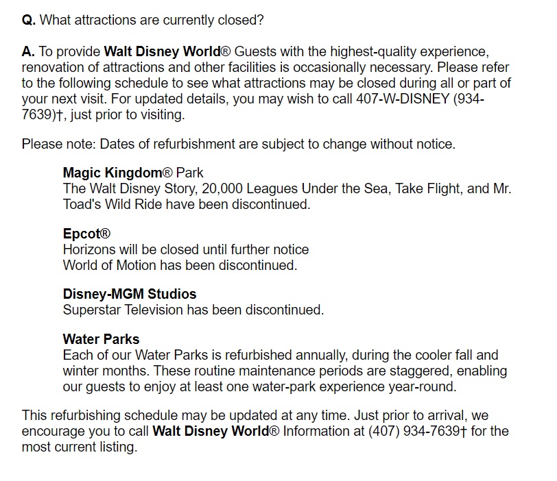 Let’s Take a Tour of Walt Disney World’s Website in 2001 | TouringPlans ...