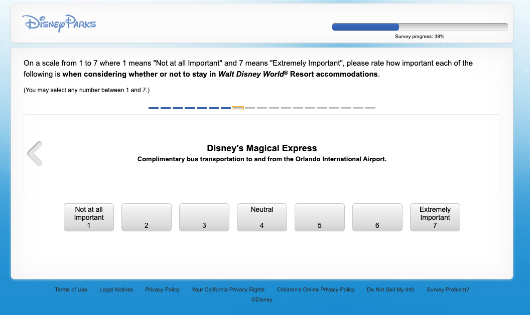 New Disney Survey with Some Unique Options for Future Benefits ...