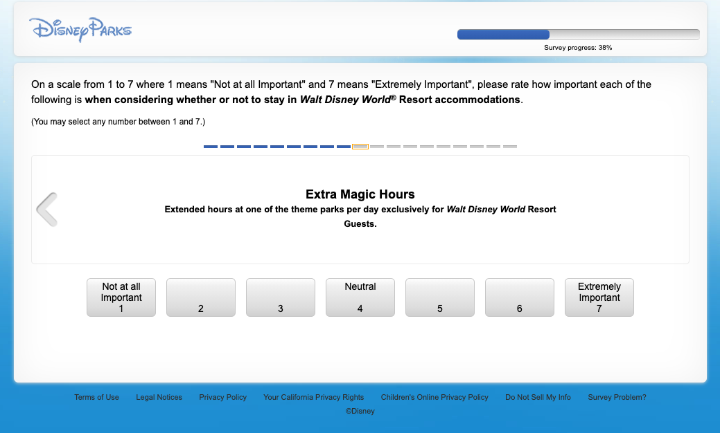 New Disney Survey with Some Unique Options for Future Benefits ...
