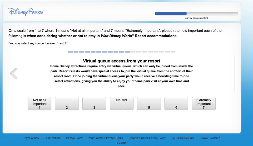 New Disney Survey with Some Unique Options for Future Benefits ...