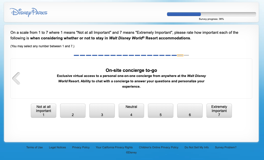 New Disney Survey with Some Unique Options for Future Benefits ...