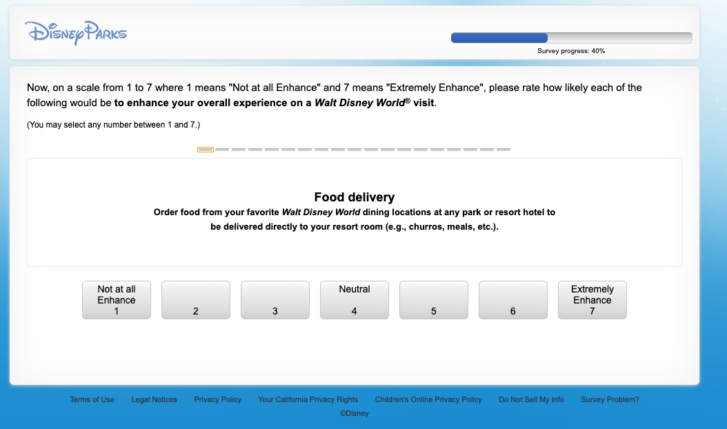 New Disney Survey with Some Unique Options for Future Benefits ...
