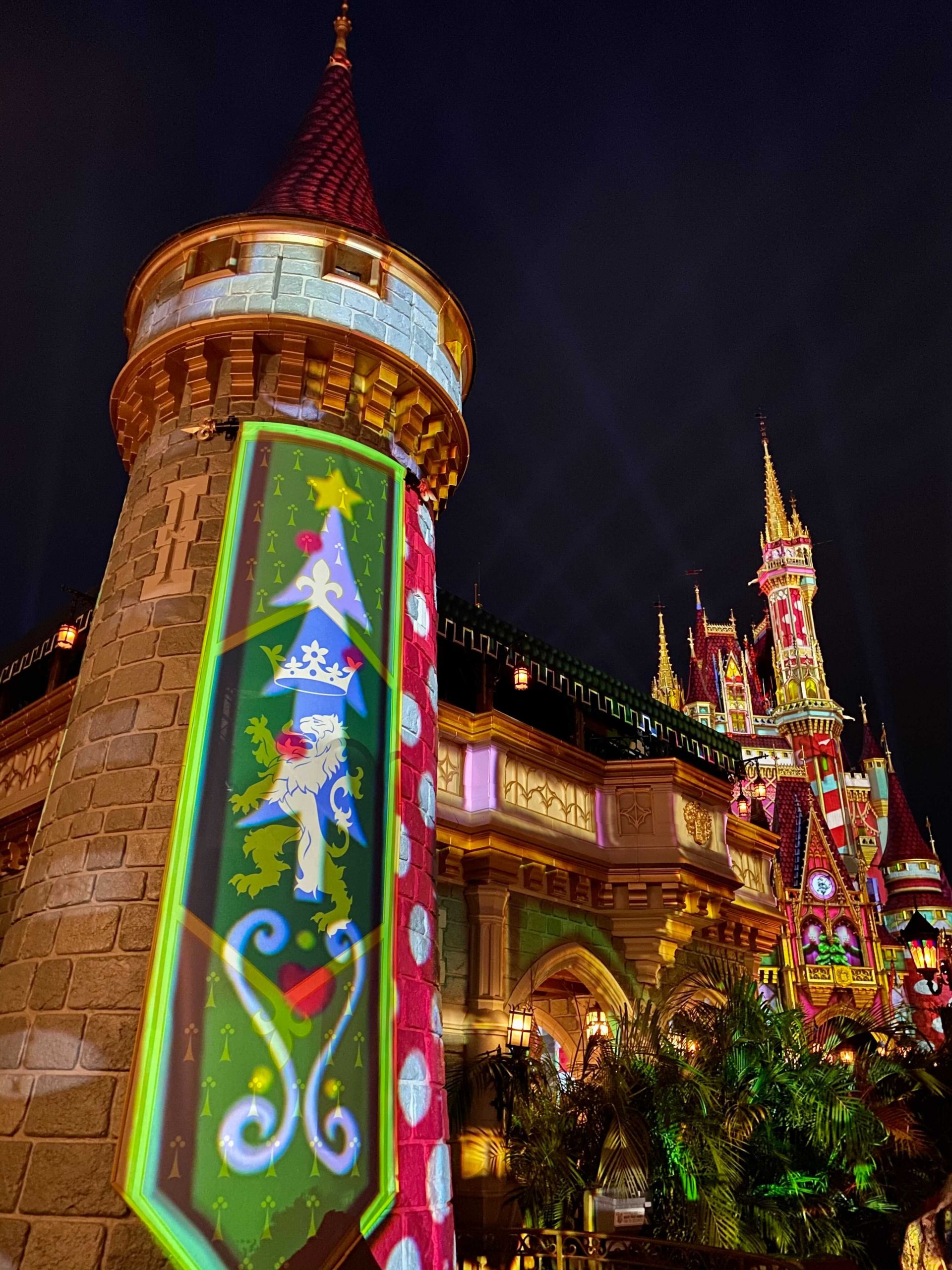 Magic Kingdom Castle Holiday Projections Are Simply Dreamy ...
