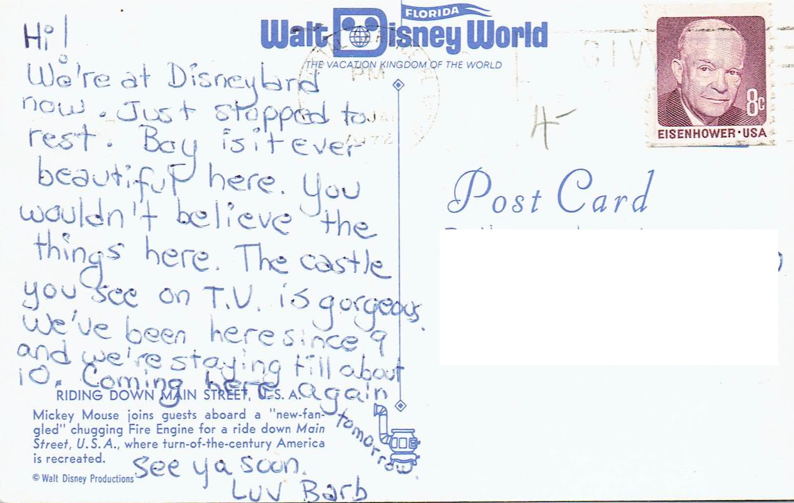 6 Vintage Disney Theme Park Postcards – Part 3 - Disney by Mark