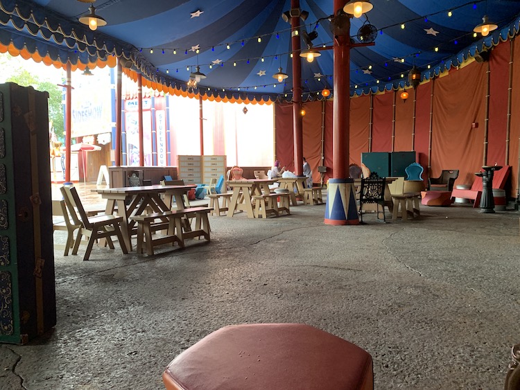 My Favorite Places at Walt Disney World: The Storybook Circus Rest Area ...