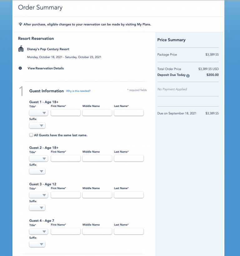 Step by Step: How to Make a Walt Disney World Hotel Reservation Online ...
