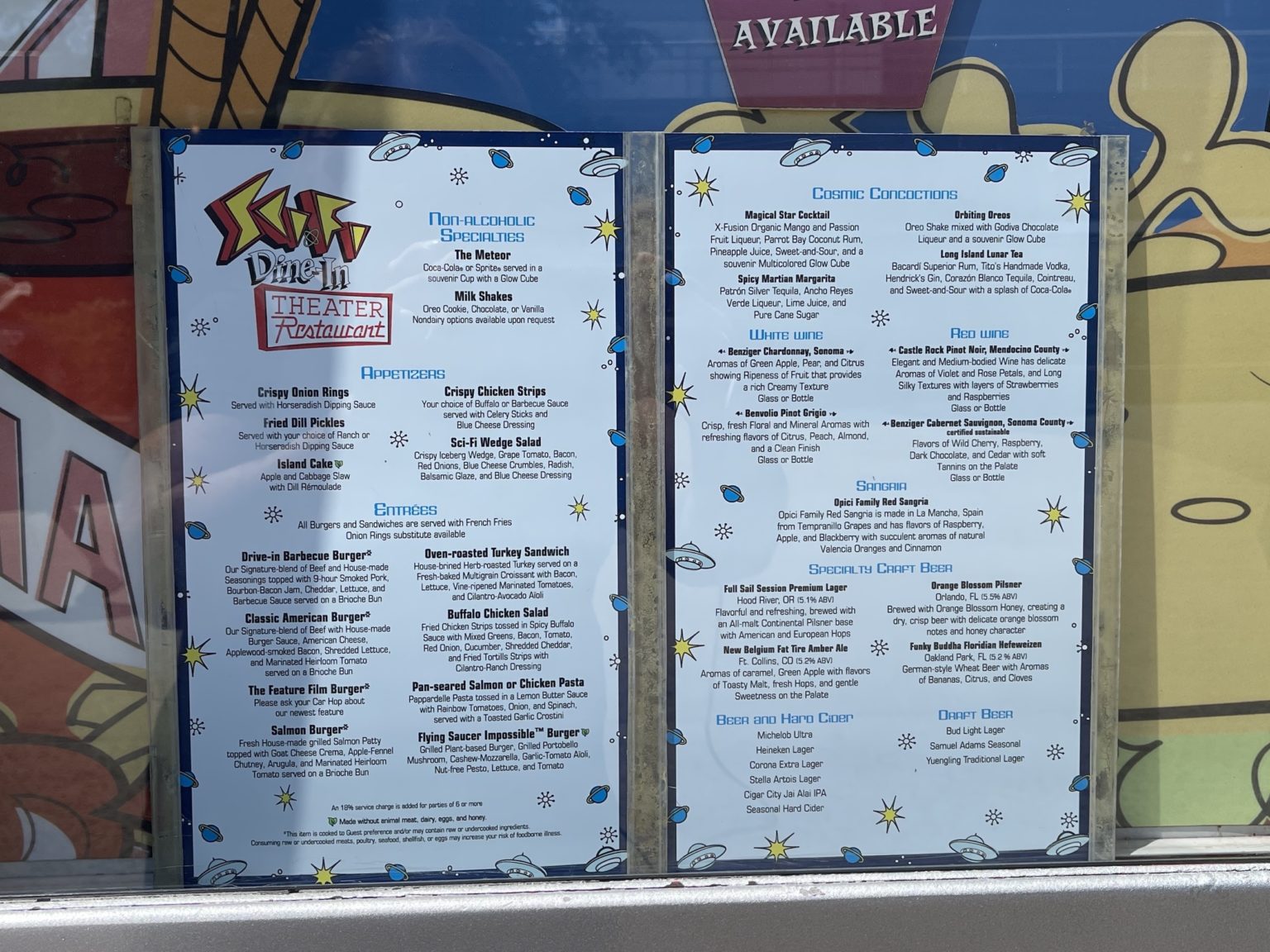 Sci-Fi Dine-In Theater Review: Dinner at the Drive-In | TouringPlans ...