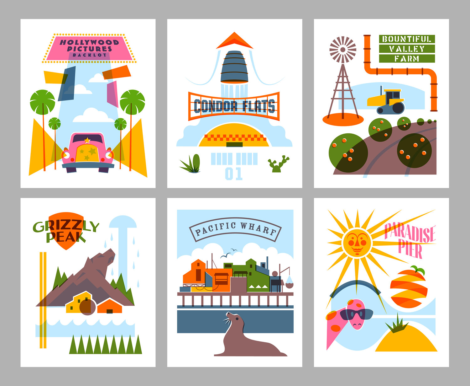 SATURDAY SIX Presents: The Theme Park Artwork of Rob Yeo (Books ...