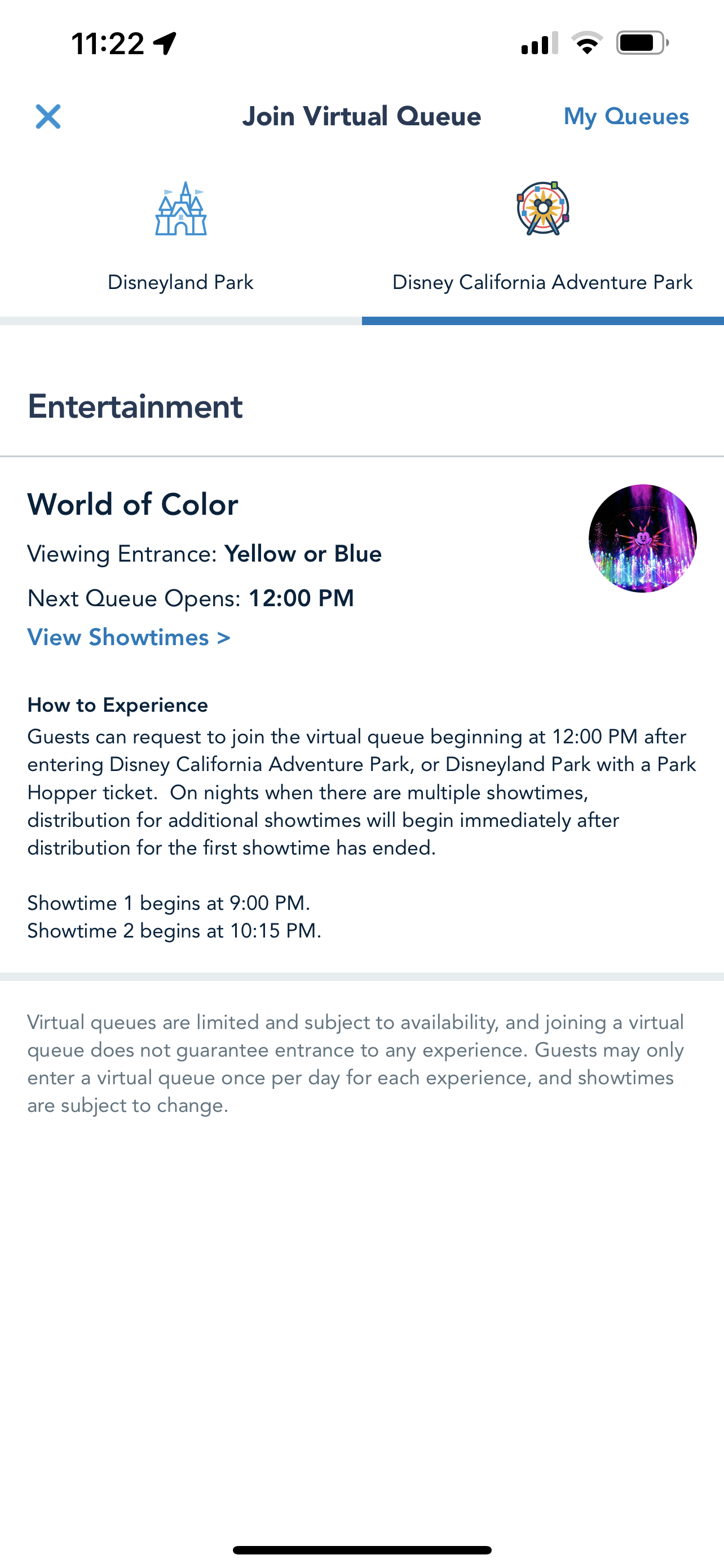 Step-By-Step Guide For How To Get a World of Color Virtual Queue Spot ...