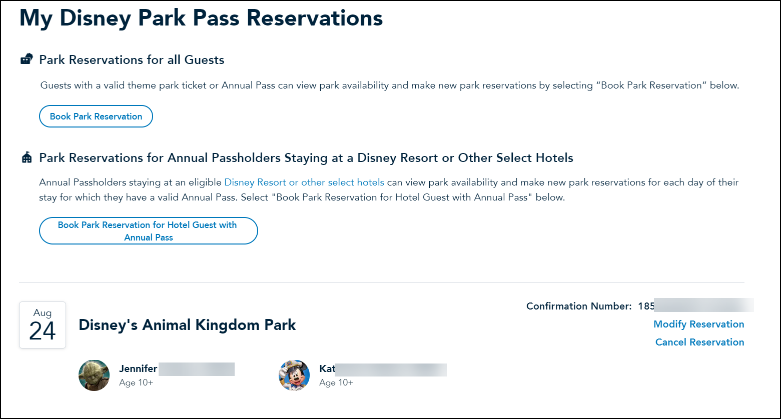 Step-by-Step: How to Make a Disney World Park Pass Reservation