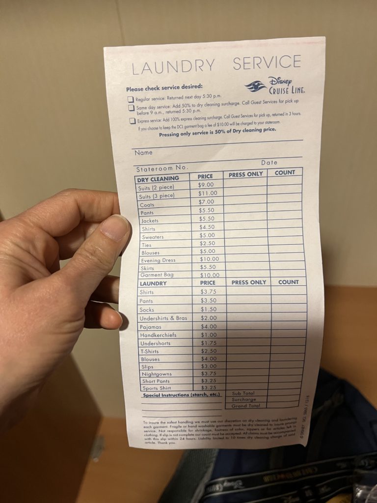 FAQ: Doing Laundry on Disney Cruise Line Ships | TouringPlans.com Blog
