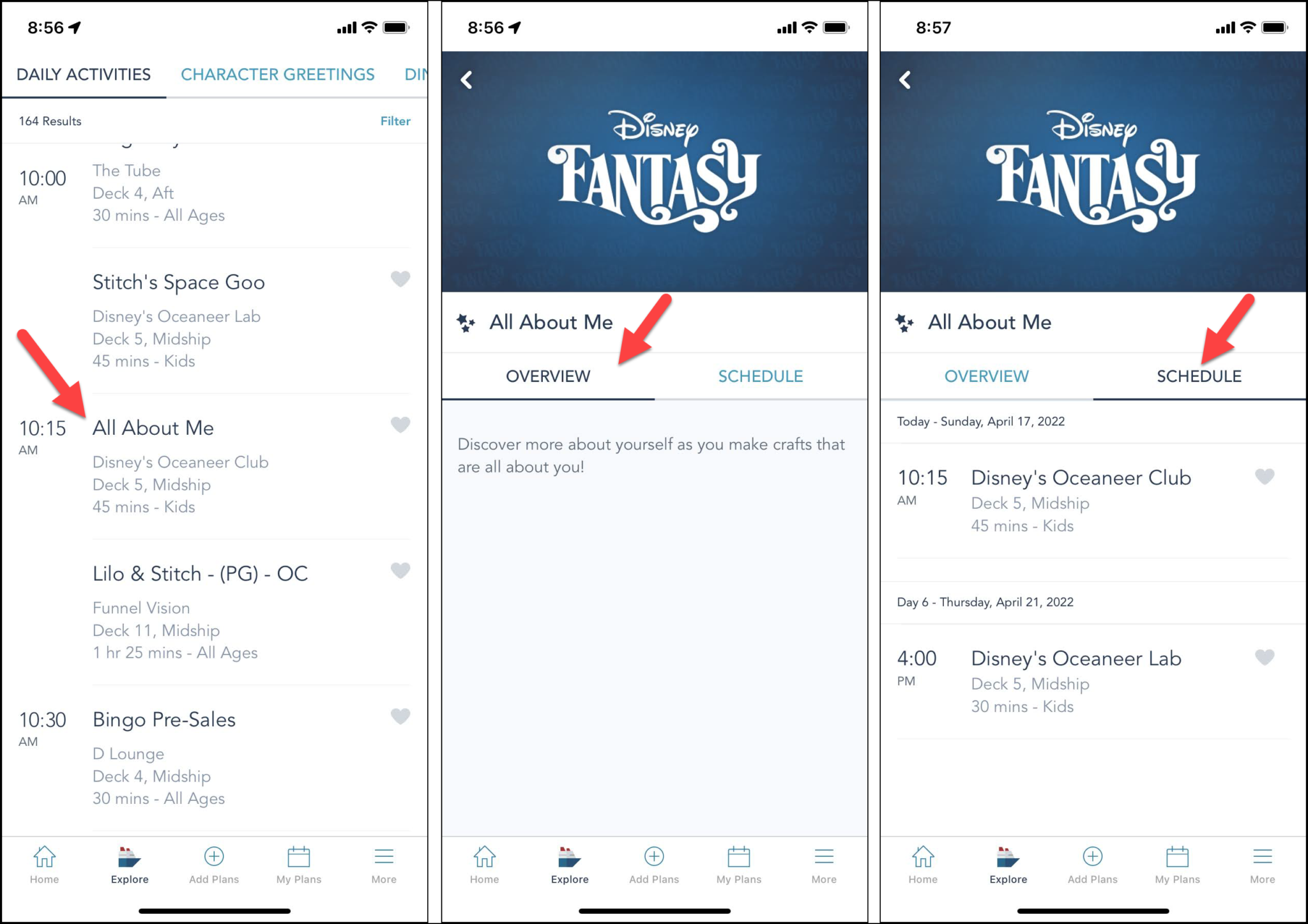 Step-By-Step: How to Use Disney Cruise Line Navigator on Board ...