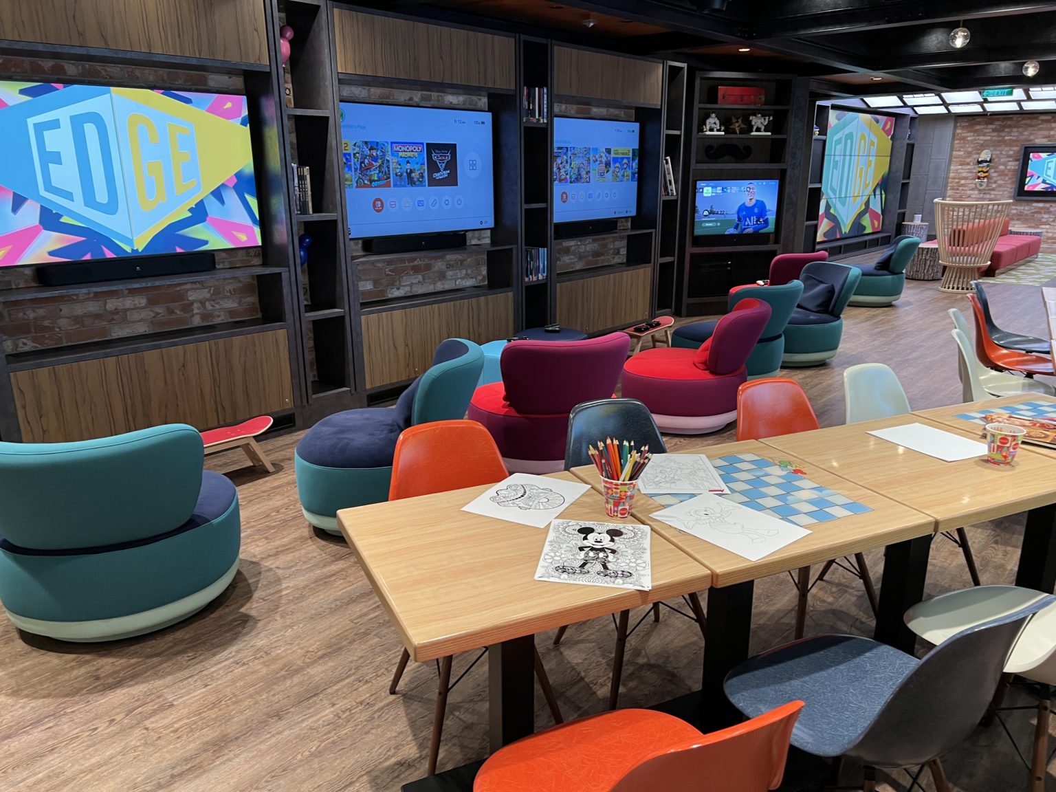 PHOTOS: Edge Tween Club on the Disney Wish | TouringPlans.com Blog