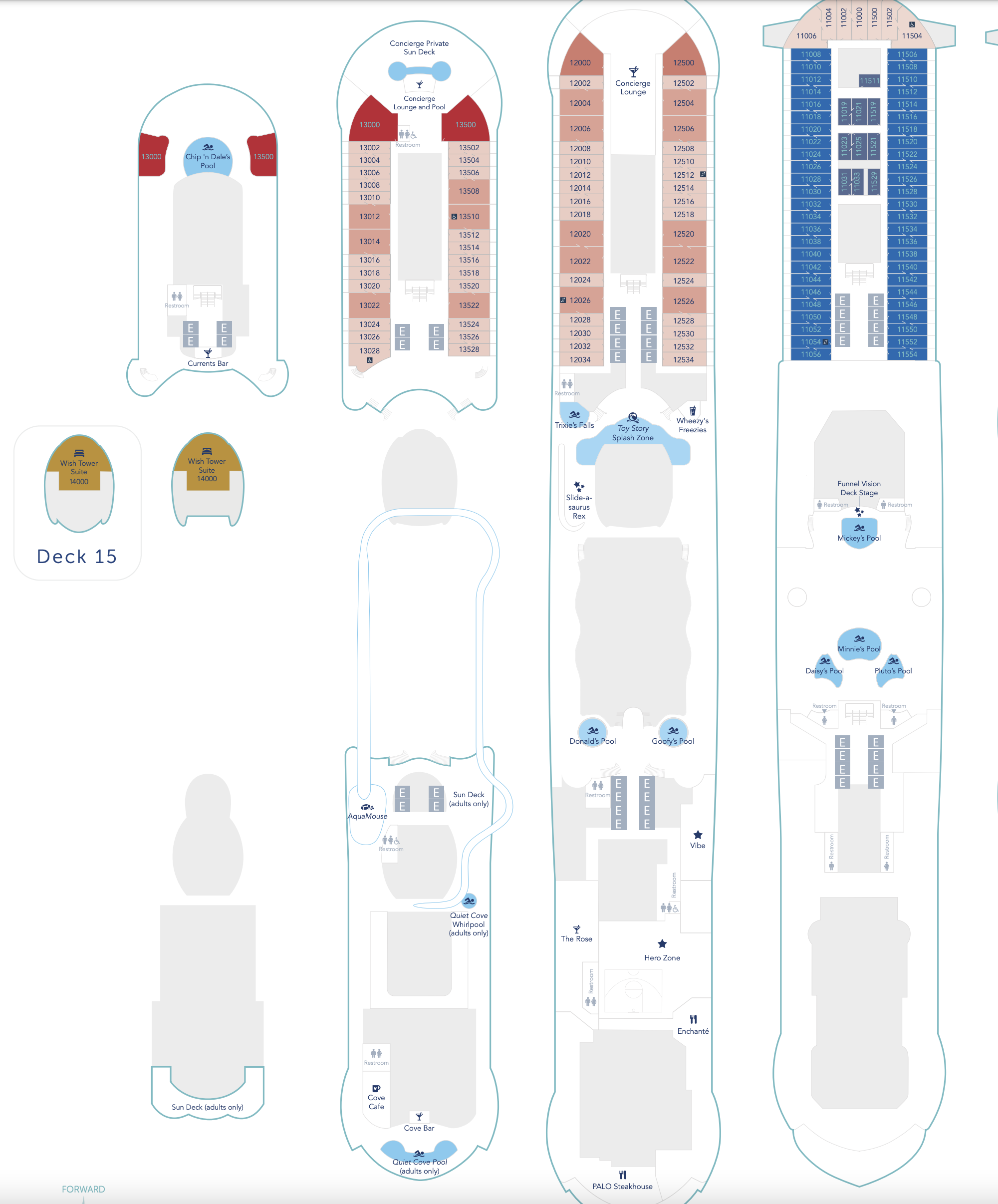 PHOTOS: A Tour of All the Pools on the Wish, Disney Cruise Line’s Newest Ship | TouringPlans.com ...