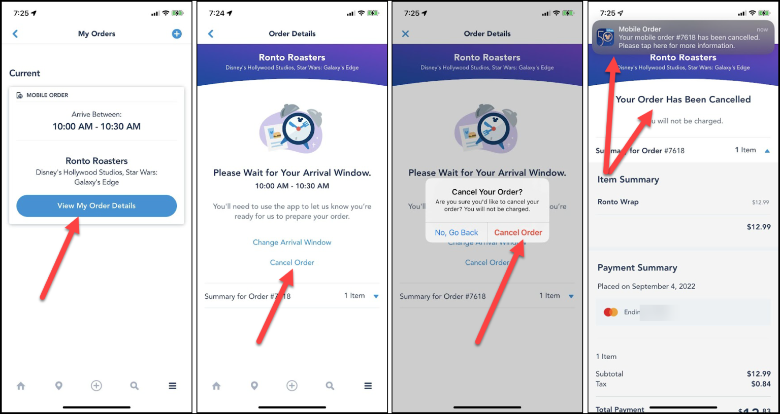 Using Disney World Mobile Order Guide and FAQ