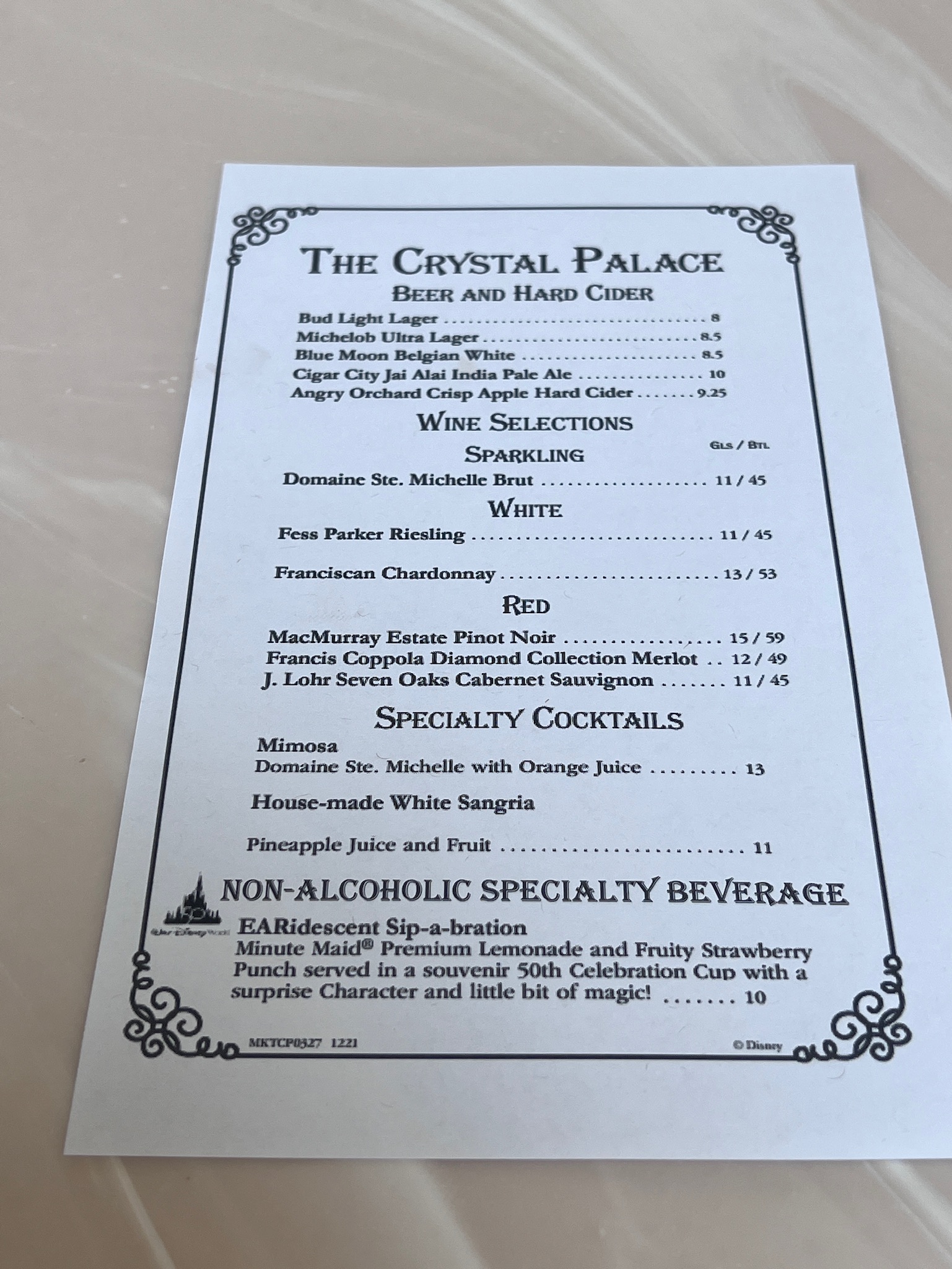 The Crystal Palace Lunch Review
