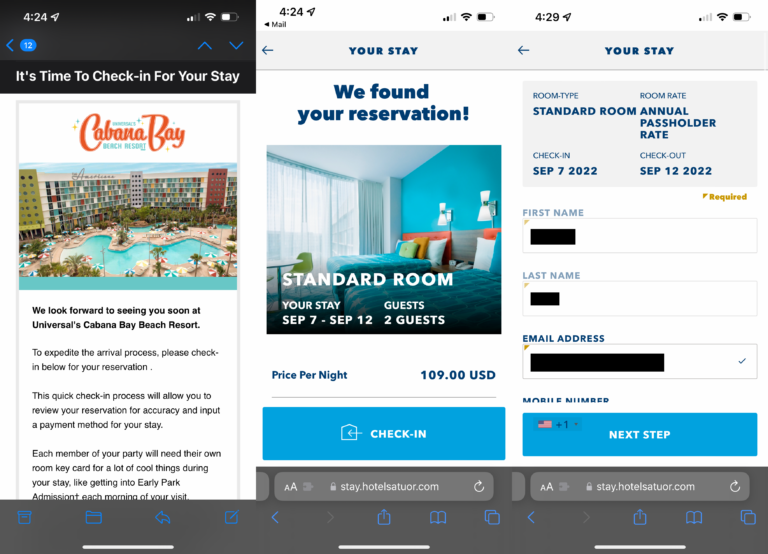 How To Use Hotel Mobile Check-In at a Universal Orlando Resort ...