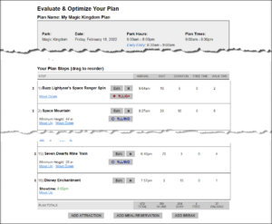 Step-By-Step Guide: Make and Use a Touring Plan On the Web (Including ...