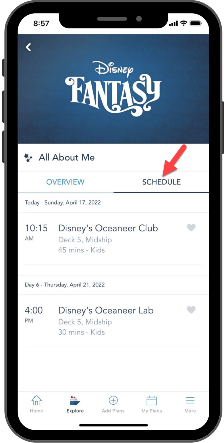 Step-By-Step: How to Use Disney Cruise Line Navigator on Board ...