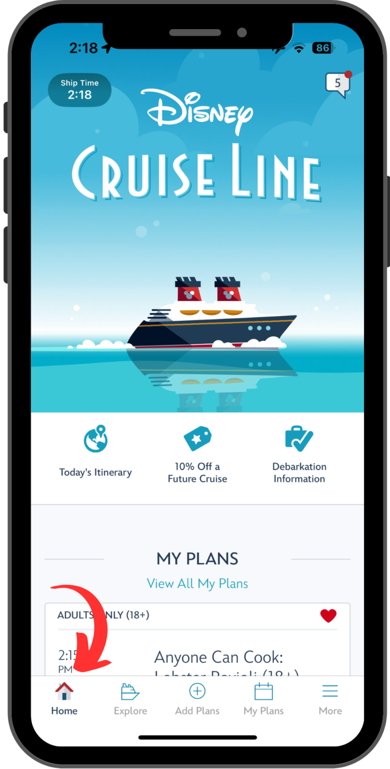 Step-By-Step: How to Use Disney Cruise Line Navigator on Board ...