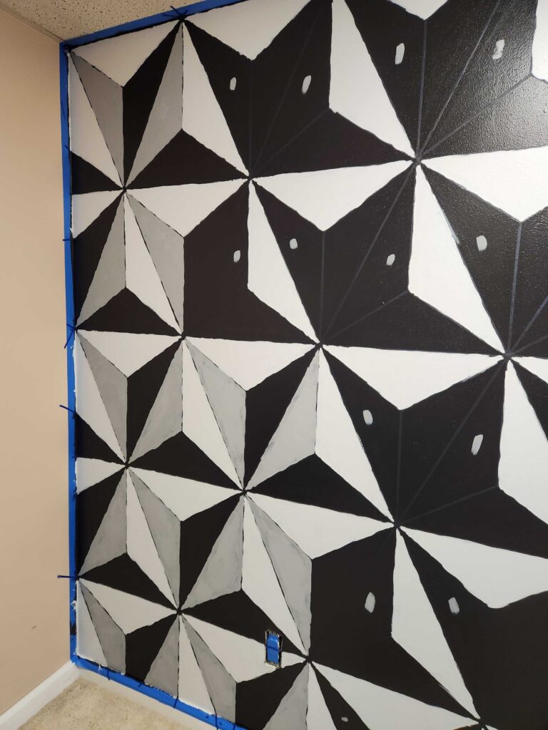 Disney at Home: Spaceship Earth Accent Wall | TouringPlans.com Blog