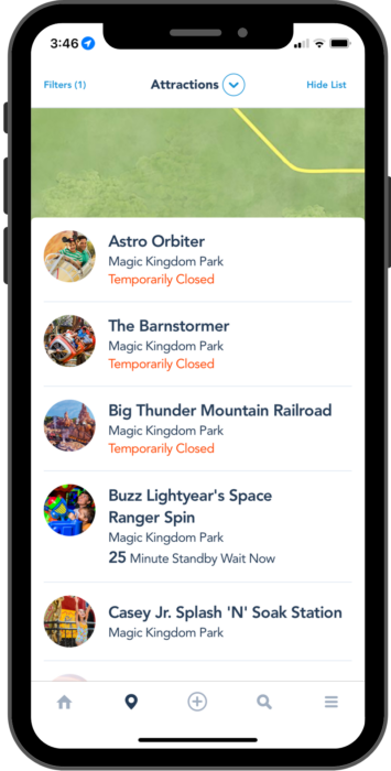 How to Use the Map in the Disney World App | TouringPlans.com Blog