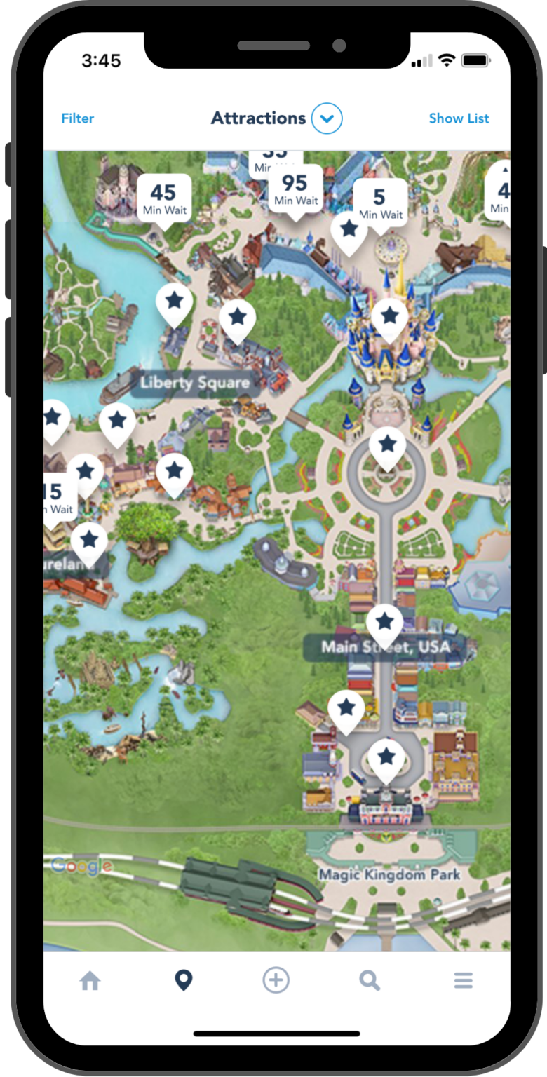 How to Use the Map in the Disney World App | TouringPlans.com Blog