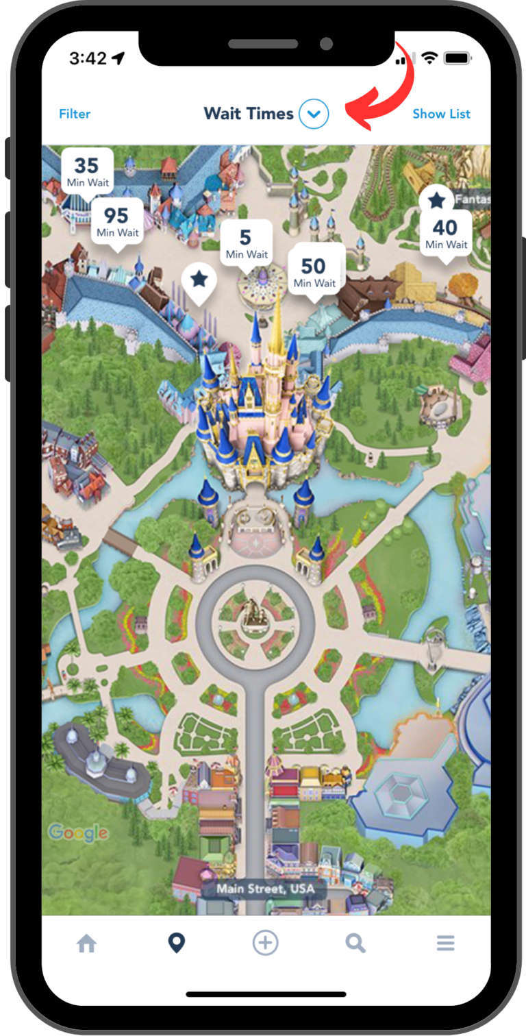 How to Use the Map in the Disney World App | TouringPlans.com Blog
